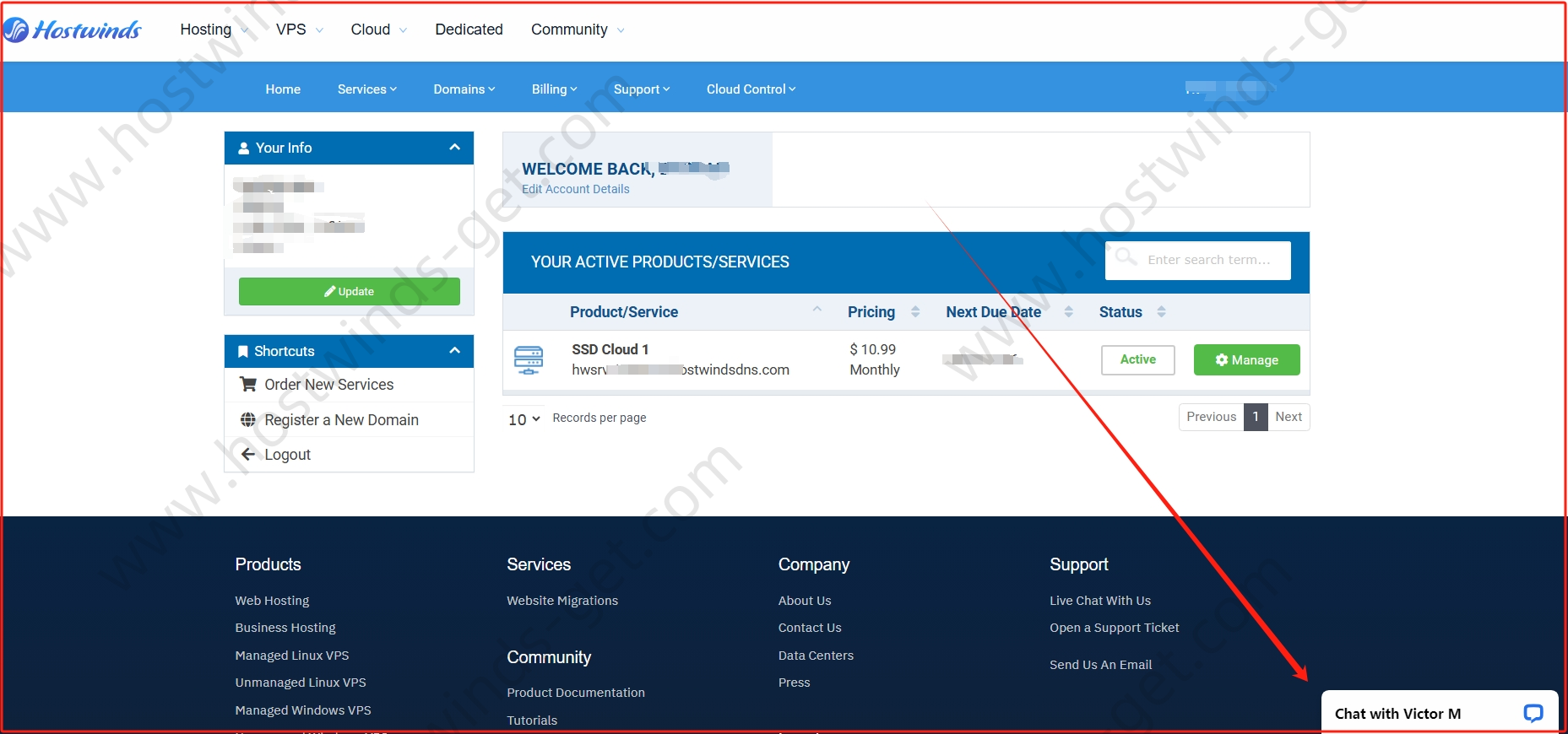 Hostwinds使用教程
